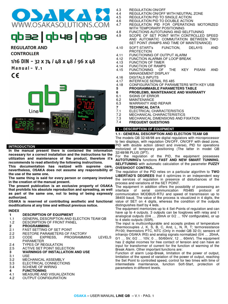 Manual Usuario QB | PDF | Parameter (Computer Programming) | Electrical ... Manual Usuario QB | PDF | Parameter (Computer Programming) | Electrical ...