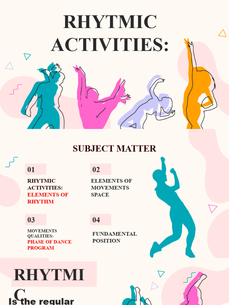 Rhytmic Activities Lesson 1 | PDF | Dances | Rhythm