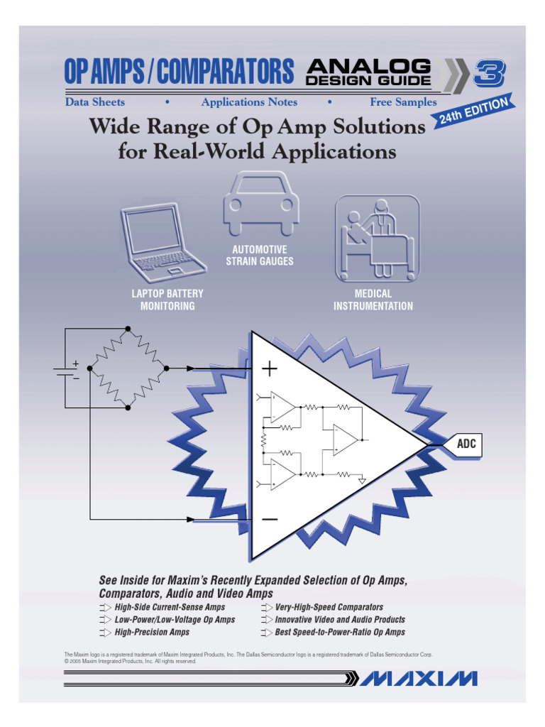 Op Amps and Comparators | PDF | Operational Amplifier | Amplifier