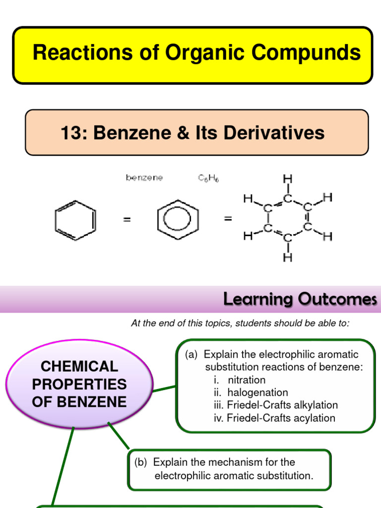 13 Chemical Properties of Benzene & Its Derivatives | PDF | Methyl ...