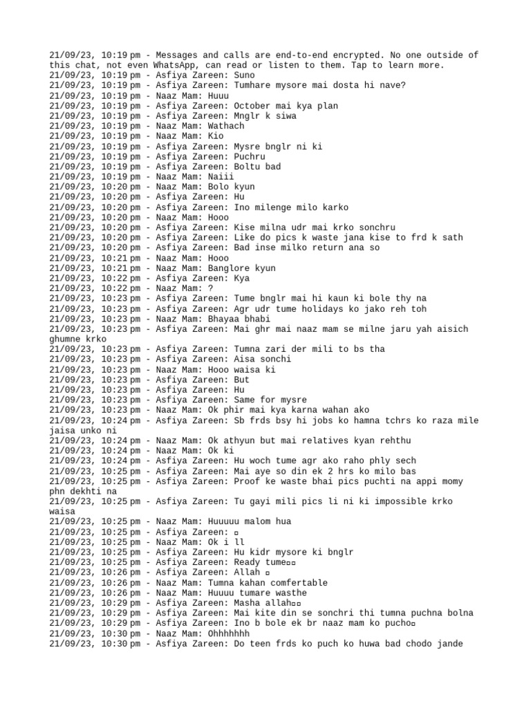 WhatsApp Chat With Naaz Mam | PDF