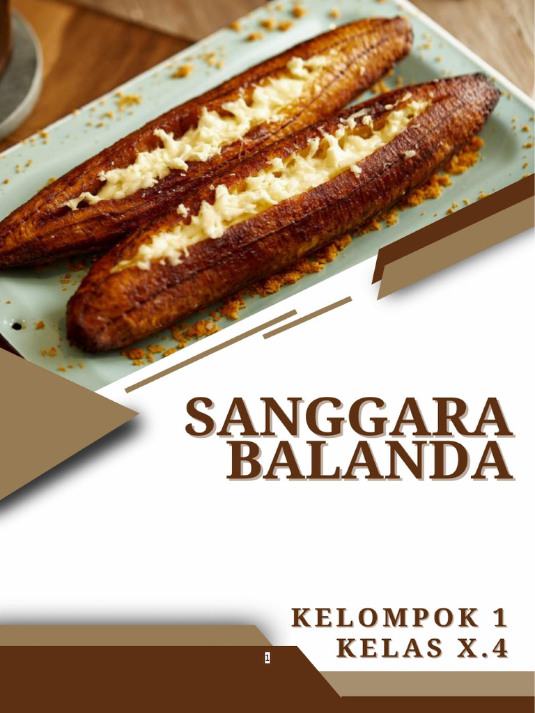 Alat dan Bahan Kue Sanggara Balanda | PDF