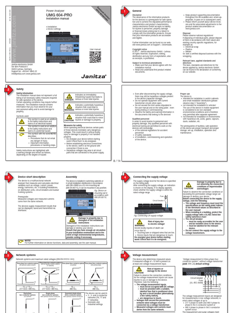 Janitza Inst Umg604pro de en | PDF | Computing | Software