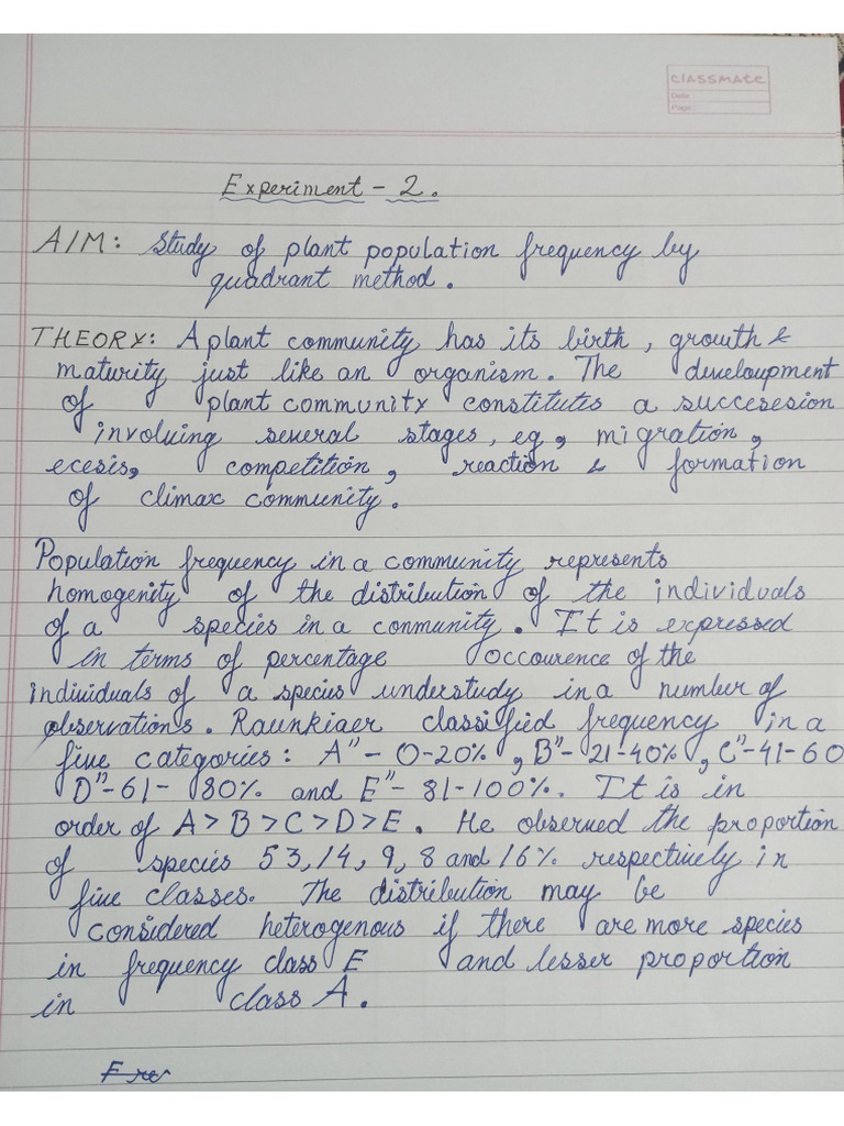 Bio Experiment 2 | PDF