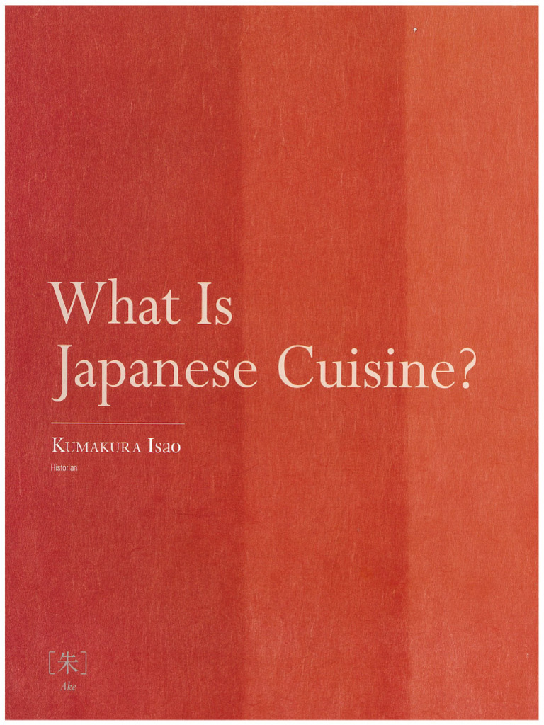 Introduction To Japanese Cuisine | PDF