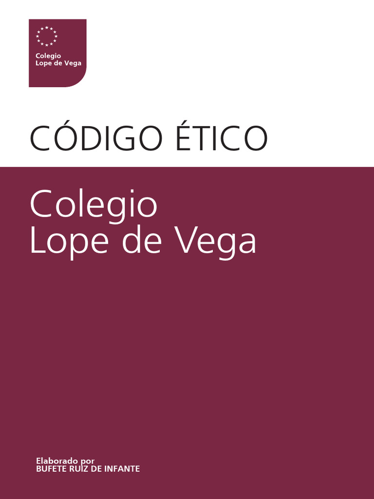Código Ético del Colegio Lope de Vega | PDF | Business | Derecho laboral