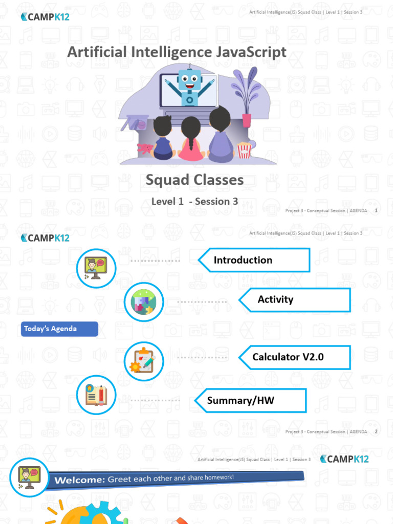 Artificial Intelligence Javascript: Level 1 - Session 3 | PDF | Mathematical Logic | Software ...