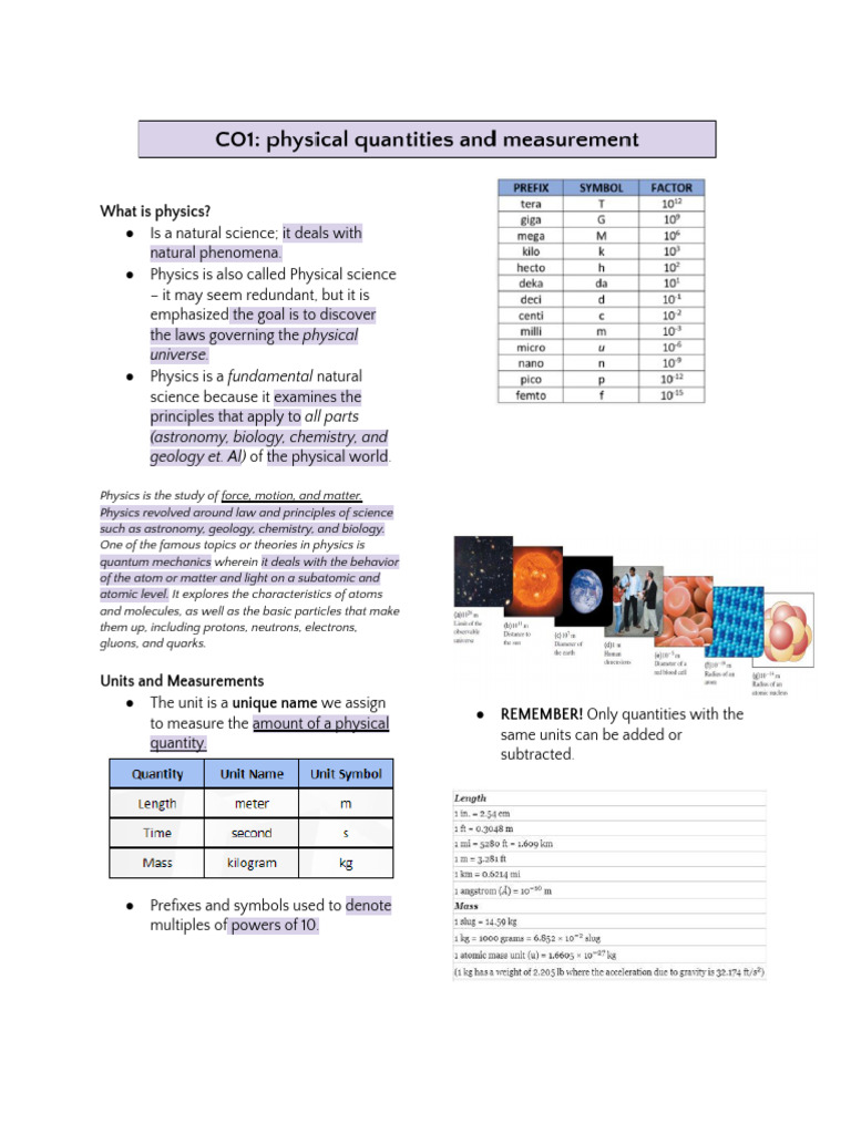 Introduction to Physics Concepts | PDF | Force | Velocity