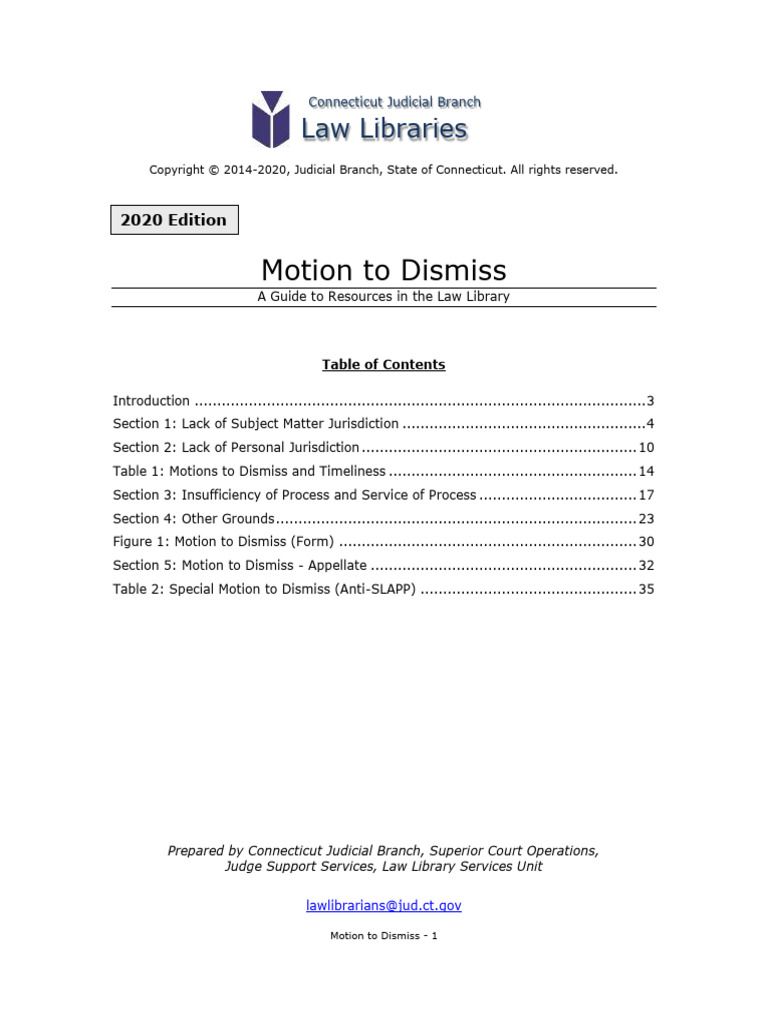 Dismiss | PDF | Lawsuit | Pleading