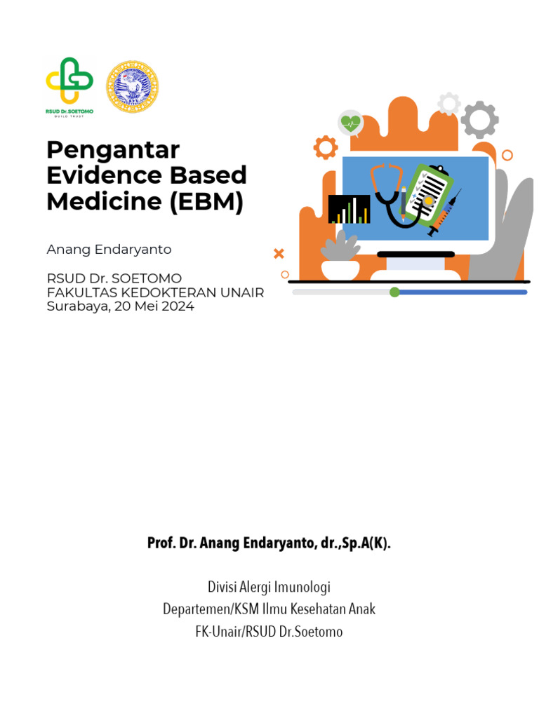 (20 Mei 2023) Prof Anang - MKDU - Introduction of EBM | PDF | Pengembangan Diri | Kesehatan Holistik