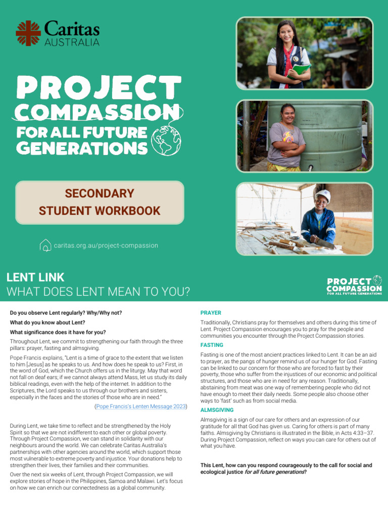Caritas | PDF | Catholic Social Teaching | Lent