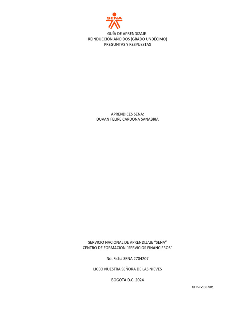 Guía Reinducción 2024 Duvan Cardona | PDF | Evaluación | Aprendizaje