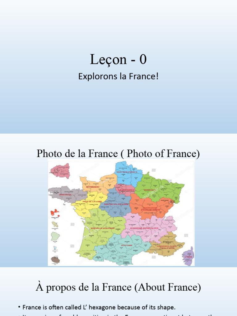 Lesson 0 of French Grade 5 | PDF