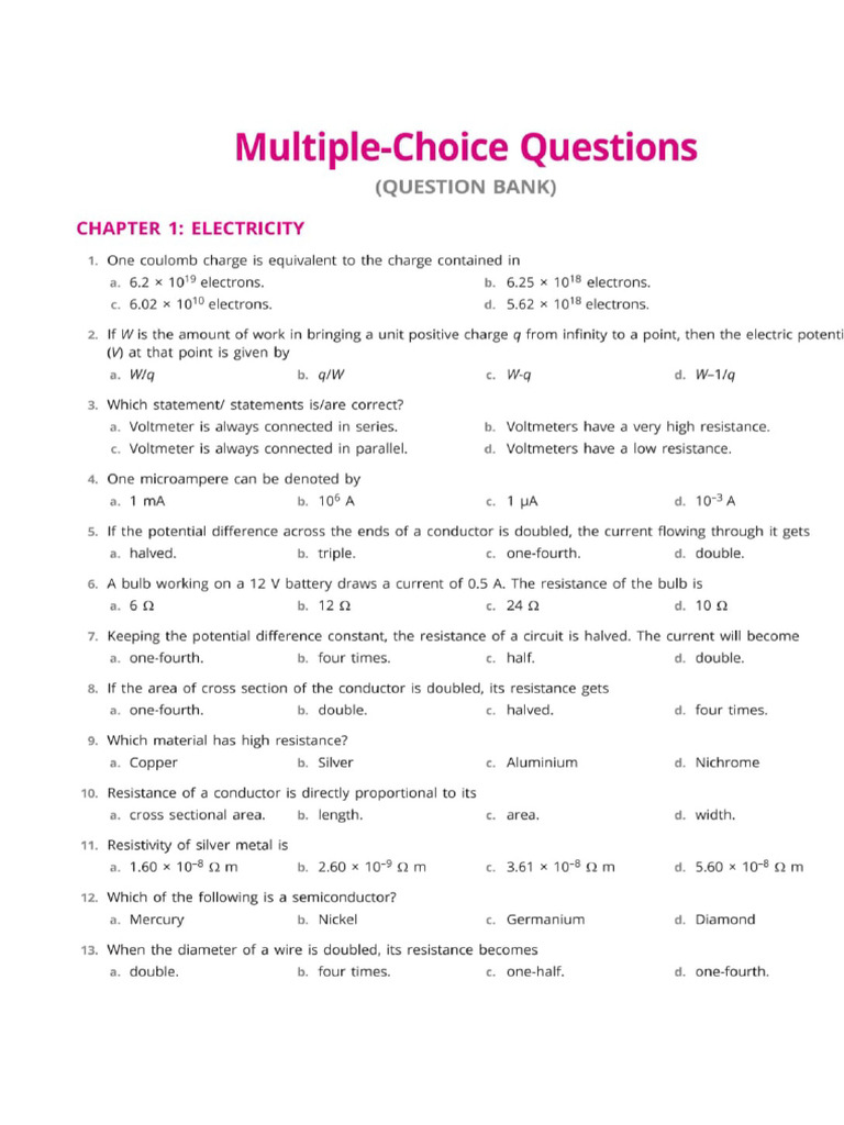 Physics MCQ | PDF