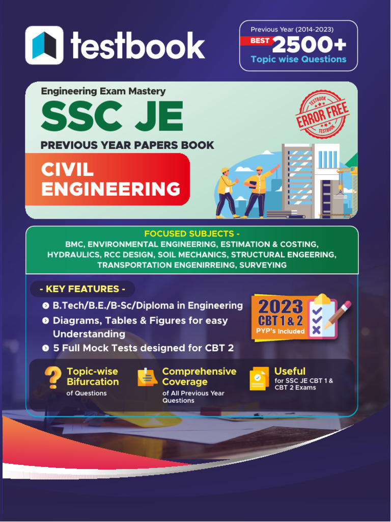 SSC JE (Civil) Free Ebook | PDF | Cement | Lime (Material)
