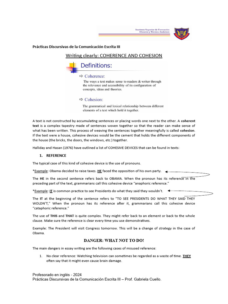 Coherence And Cohesion 2023 Pdf Interpretation Philosophy Semiotics