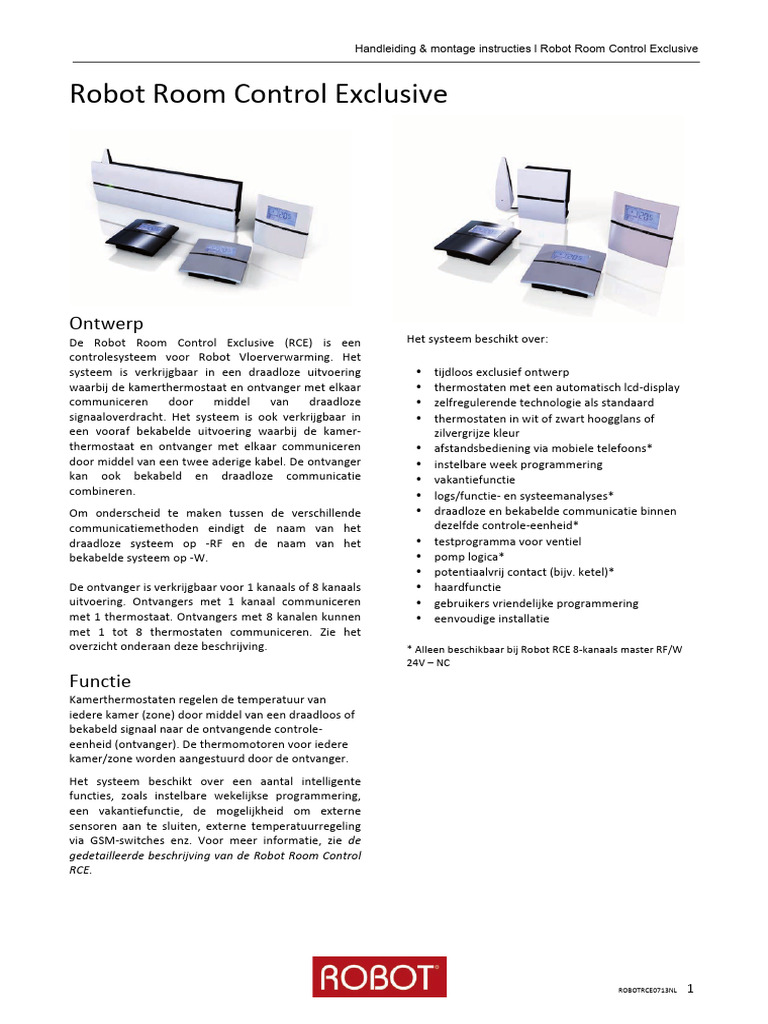 Robot Room Control Exclusive | PDF