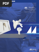Tornier Flex Shoulder System Operative Technique | PDF | Shoulder ...