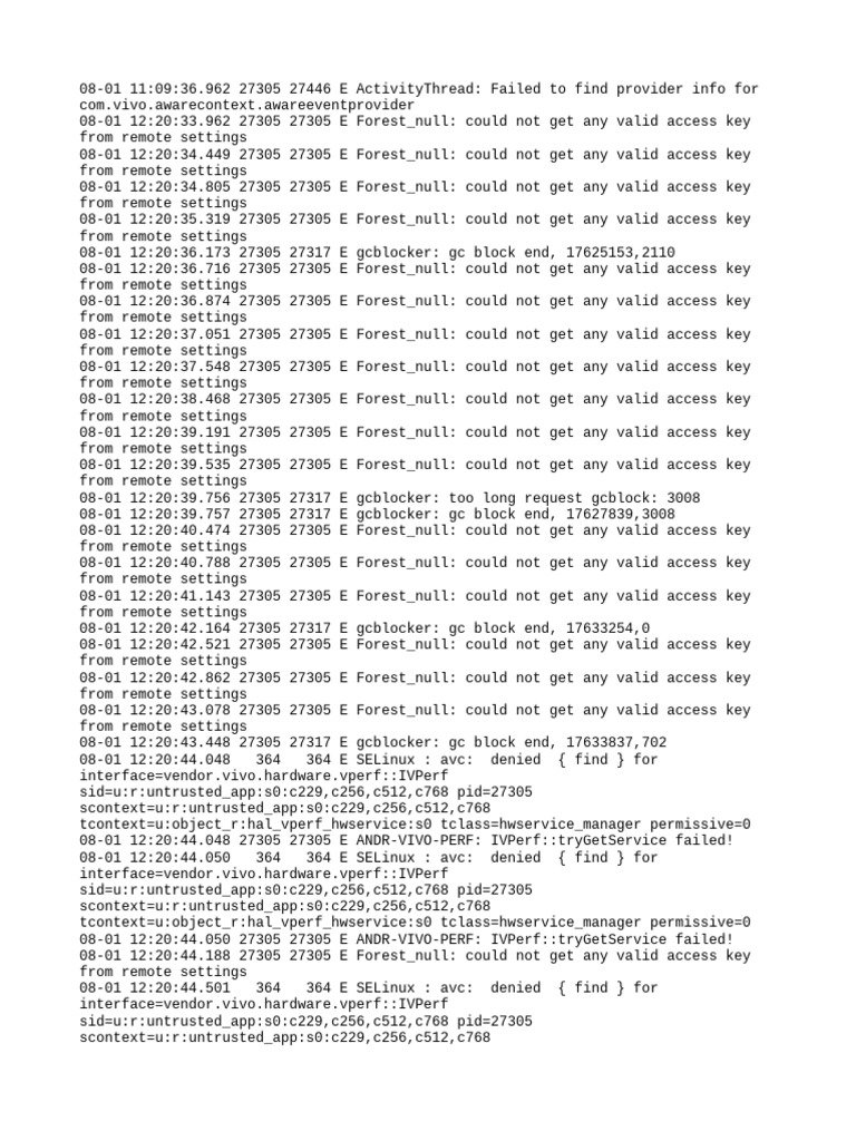 Debugging Vivo App Errors | PDF | Computer Engineering | Computer Data