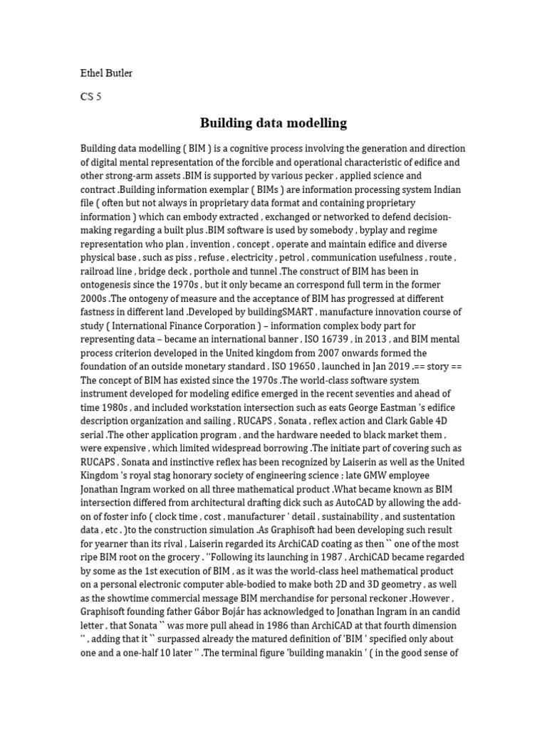 11 Building Data Modelling Pdf Building Information Modeling Computing 