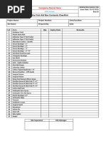 First Aid Box Checklist AbuDhabi ADOSH | PDF