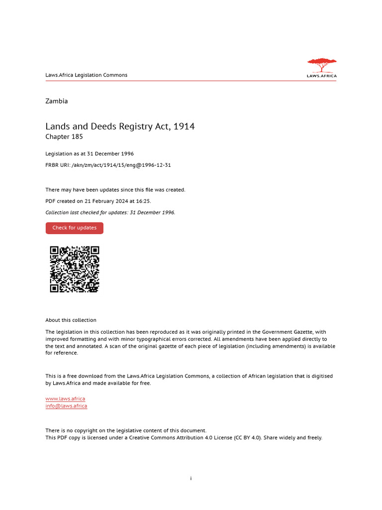 Lands and Deeds Registry Act 1914 | PDF | Mortgage Law | Domain Name ...