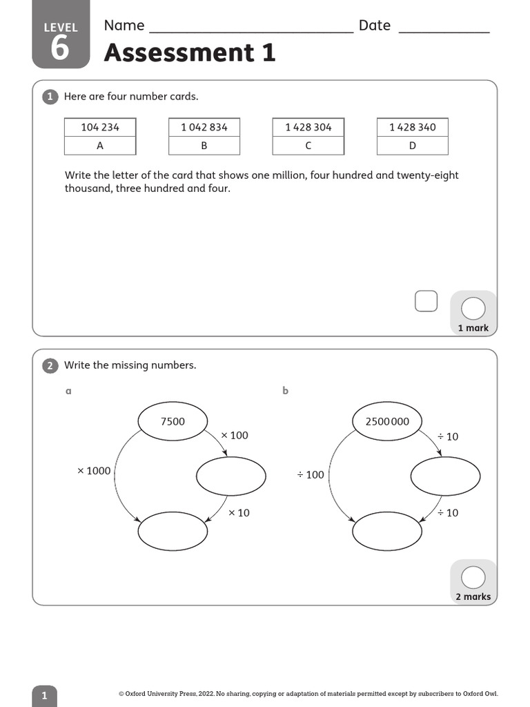 NM Assessment 1 Level 6 | PDF | Triangle | Shape