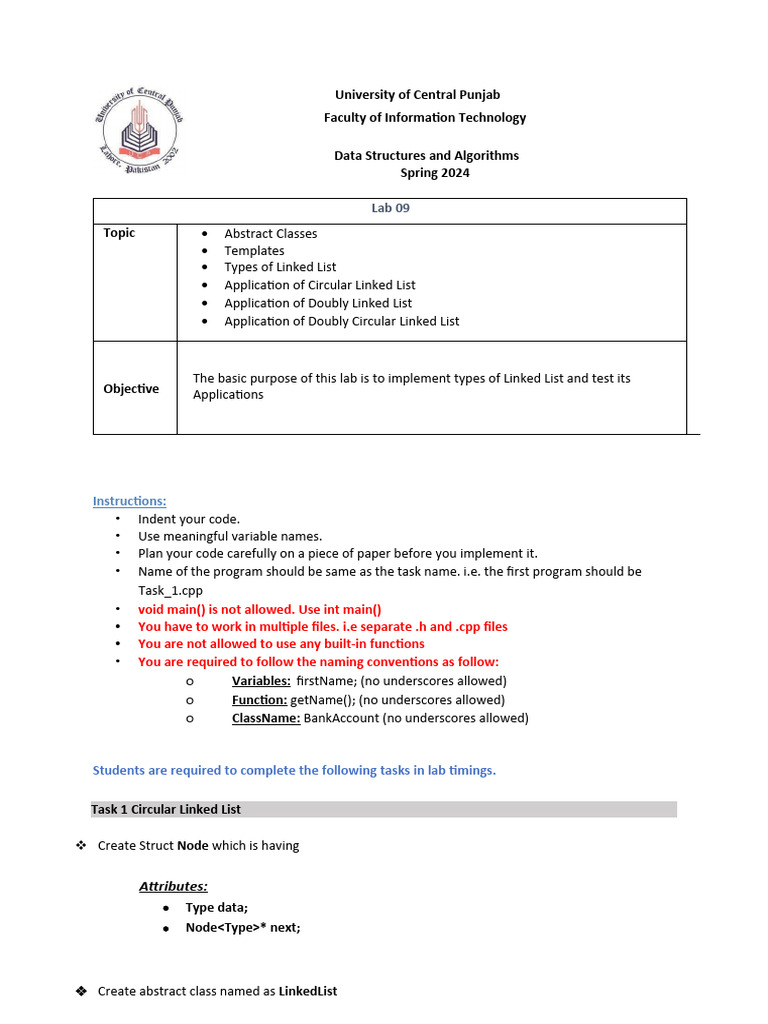 Lab 9 | PDF | Class (Computer Programming) | Computer Program