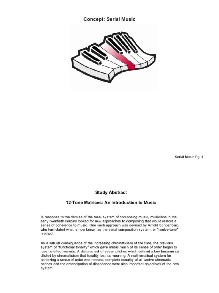 Serial Music | PDF