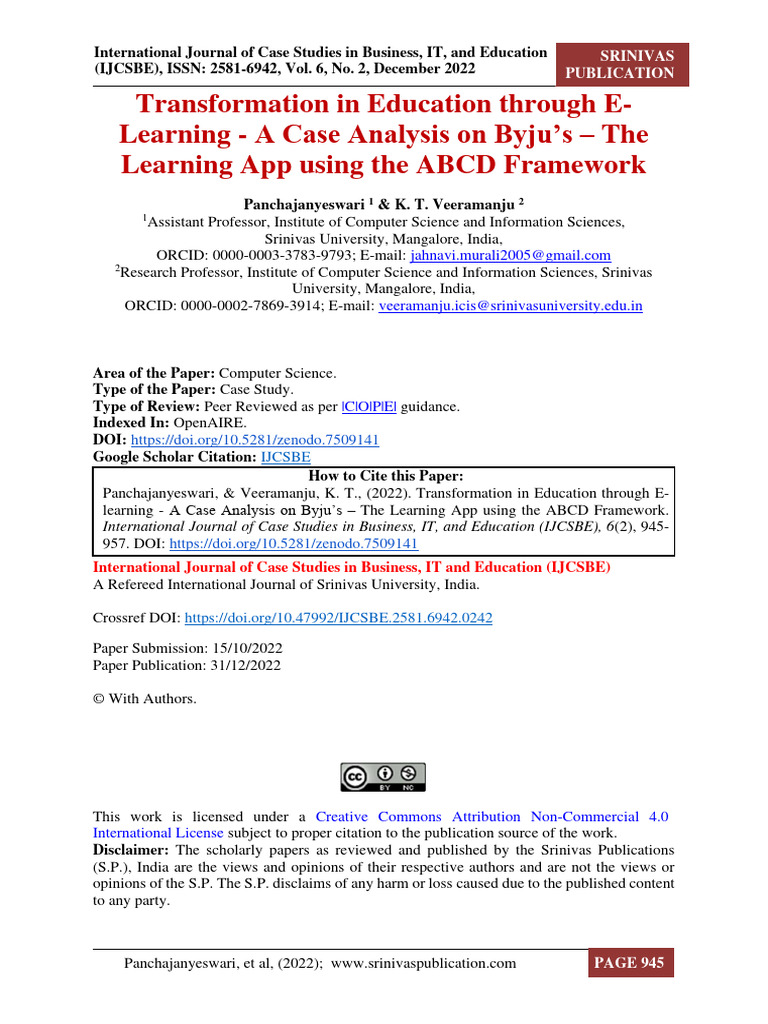 60 +Transformation+in+Education+through+e-learning | PDF | Educational ...