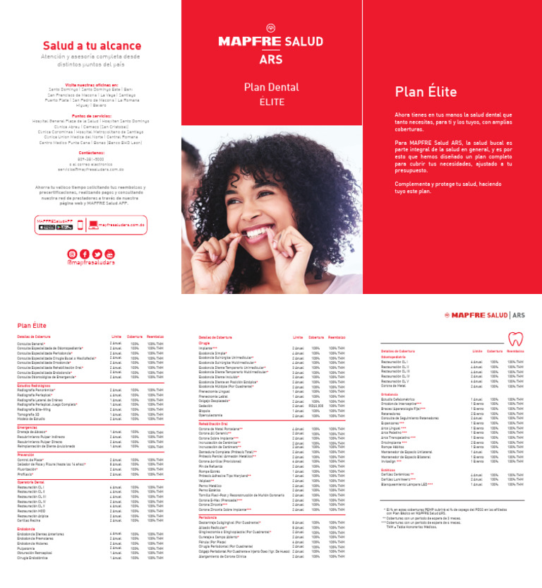 MAPFRE Salud ARS Planes-Dentales Elite | PDF | Ortodoncia | Diente