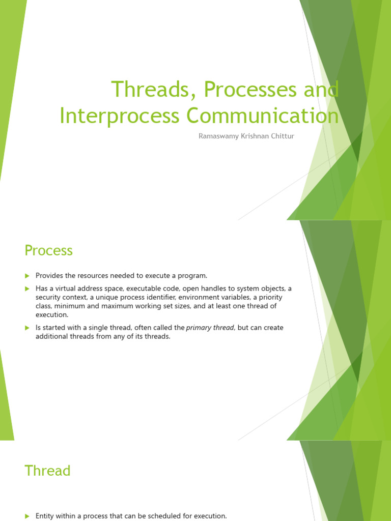 70 - Process, Thread, Interprocess Communication | PDF | Thread ... 70 - Process, Thread, Interprocess Communication | PDF | Thread ...