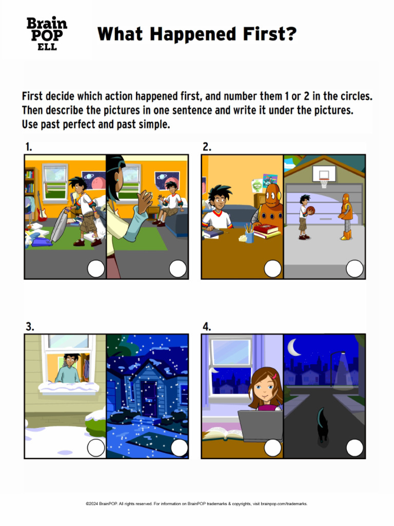 What Happened First-Past Tense Worksheet-1 | PDF