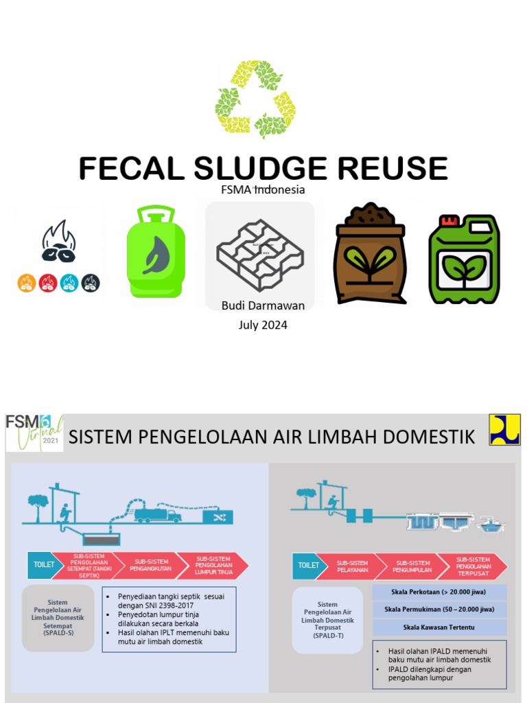 Fecal Sludge Reuse - Ir. Budi Darmawan | PDF