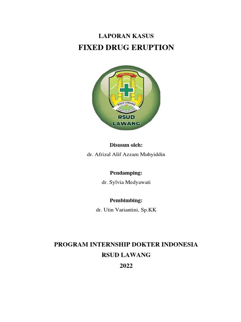 Lapsus Fixed Drug Eruption | PDF