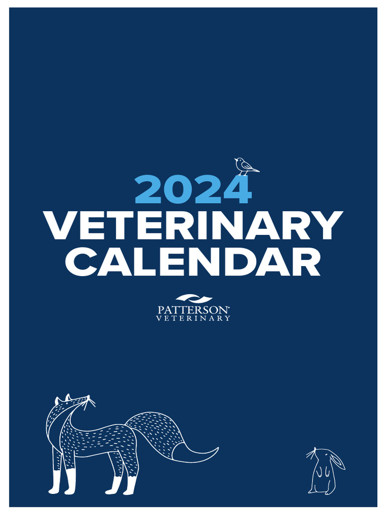 2024 Veterinary Calendar | PDF | Pet | Animal Welfare