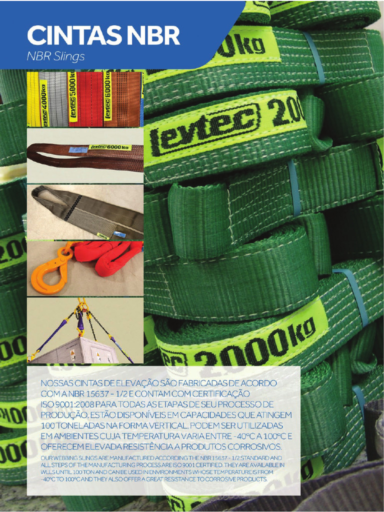 Cintas de Elevacao-02-Cintas-Nbr | PDF