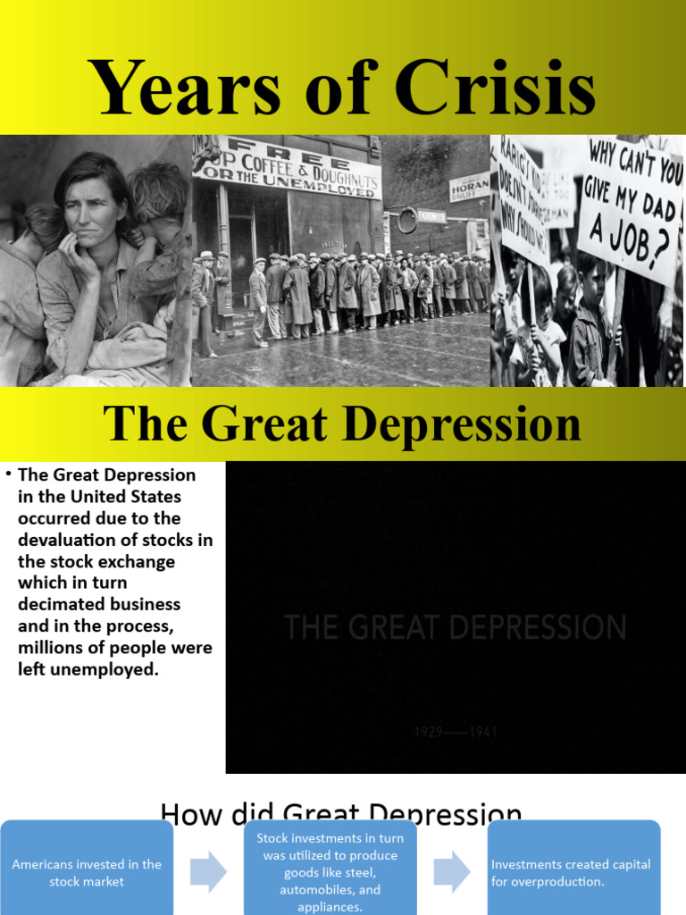 Years of Crisis | PDF | Great Depression | Macroeconomics