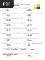 Reading and Writing Numbers To 1000 Worksheet | PDF