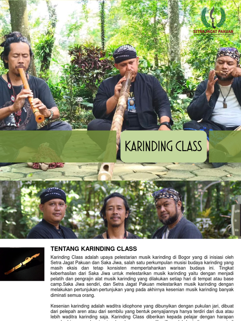 Karinding Class | PDF | Karier & Perkembangan | Seni