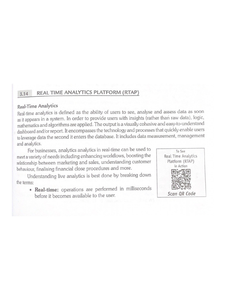 Real Time Analytics Platform | PDF