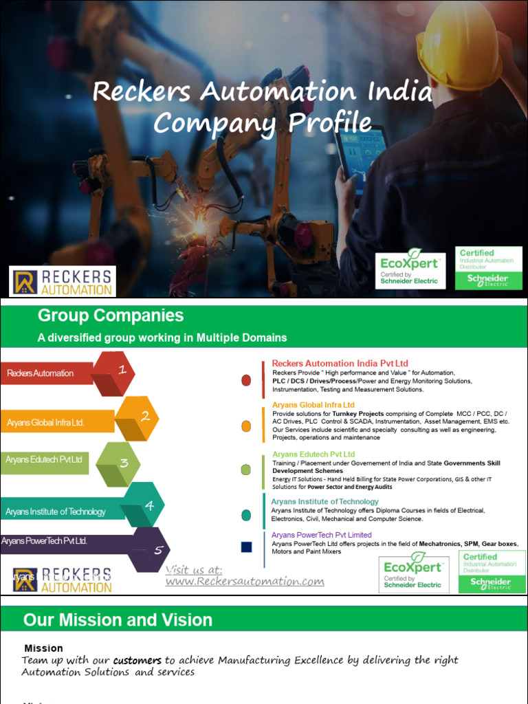Reckers Introduction 2024 | PDF | Automation | Programmable Logic ...