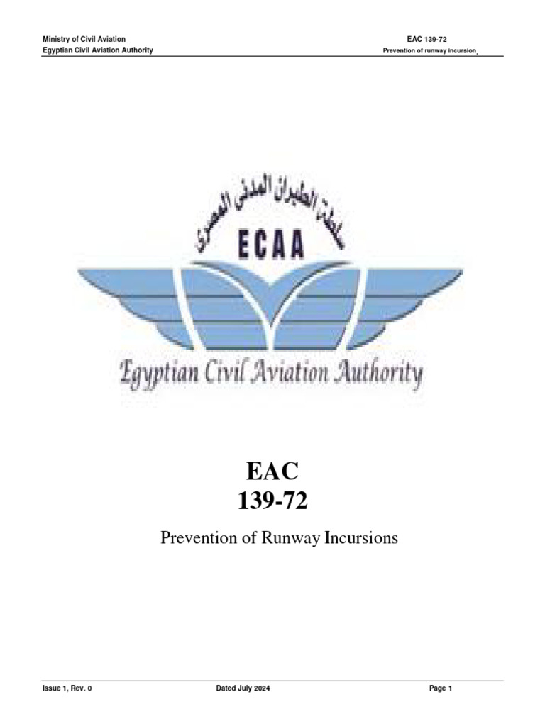 Prevention of Runway Incursions - Issue 1, Rev. 0 | PDF | Air Traffic ...