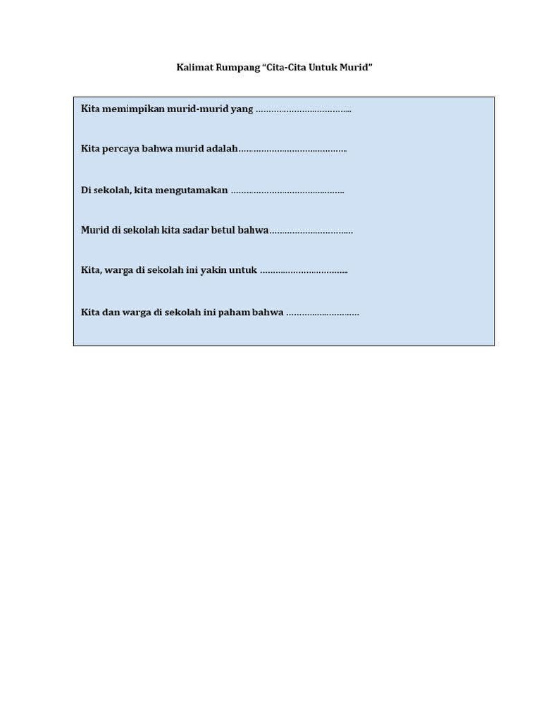 Kalimat Rumpang | PDF