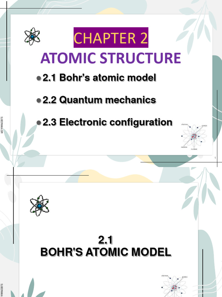 C2 Student Note | PDF | Atomic Orbital | Electron Configuration
