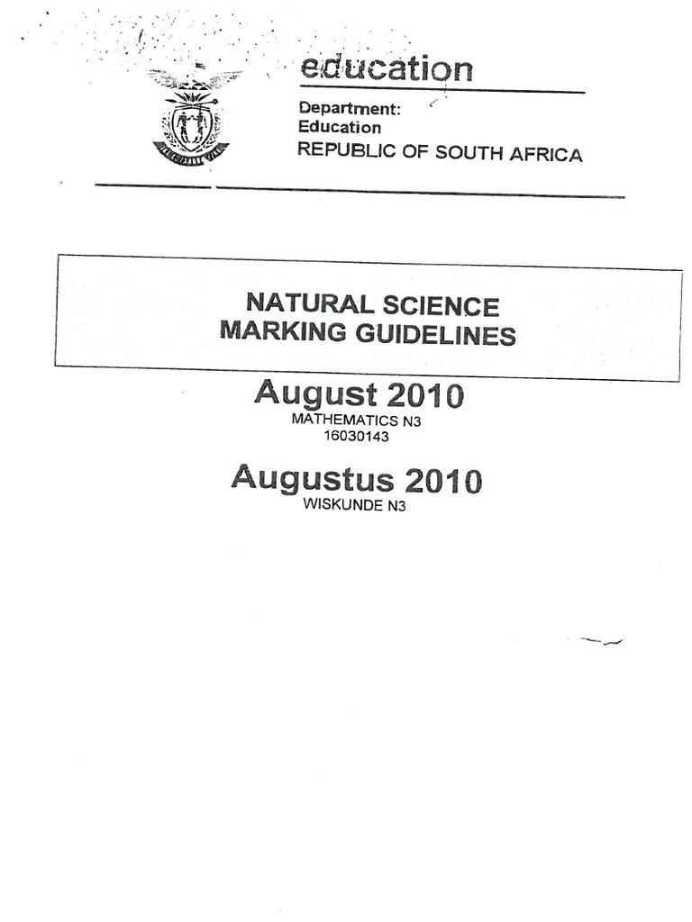 N3 Mathematics T210 M - 240731 - 024728 | PDF