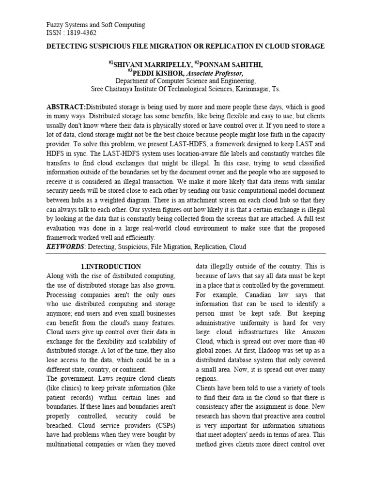 178 | PDF | Apache Hadoop | Cloud Computing