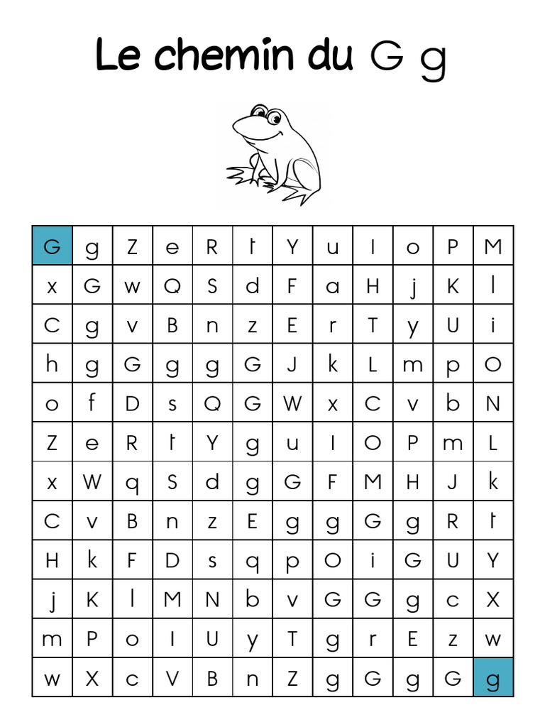 Le Chemin Des Lettres GG LL | PDF