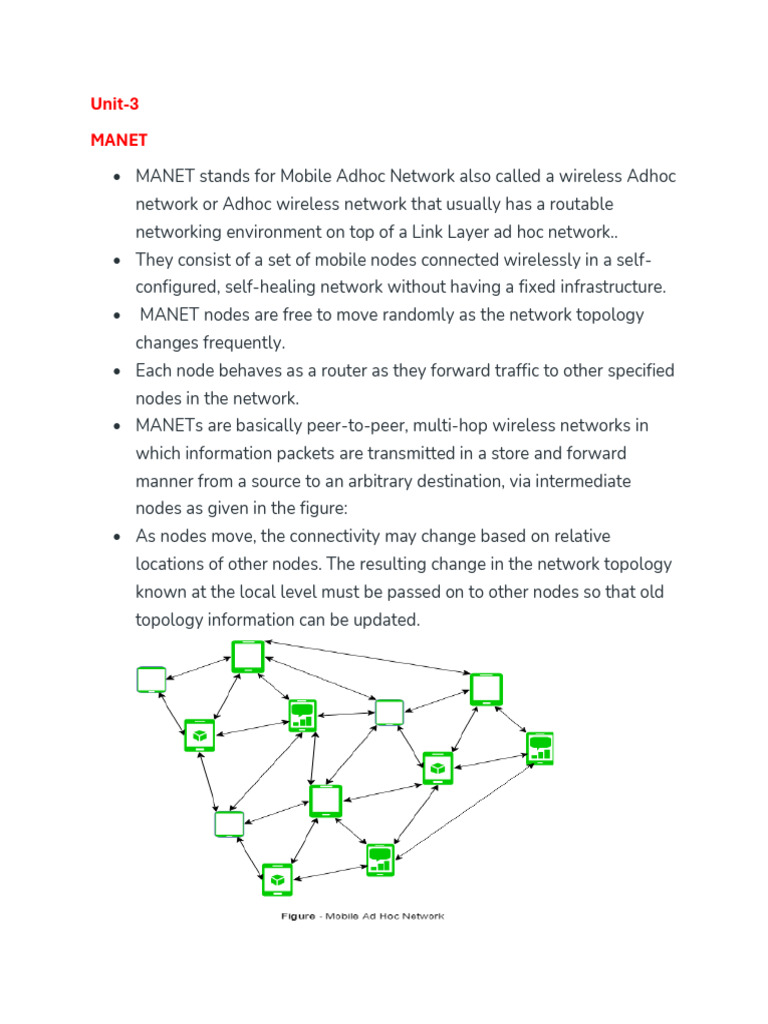 MC Unit-3 | PDF | Routing | Wireless Ad Hoc Network