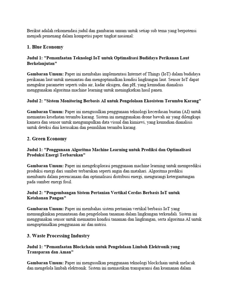 Ide Lomba Paper Device 2024 | PDF | Sains & Matematika